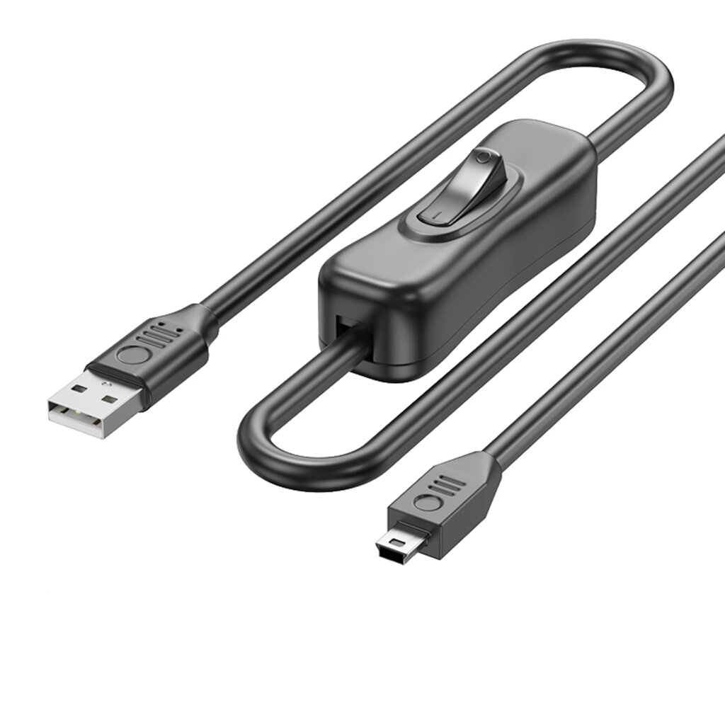 Кабель для передачи данных USB-Mini USB с переключателем-3 м-прямая головка