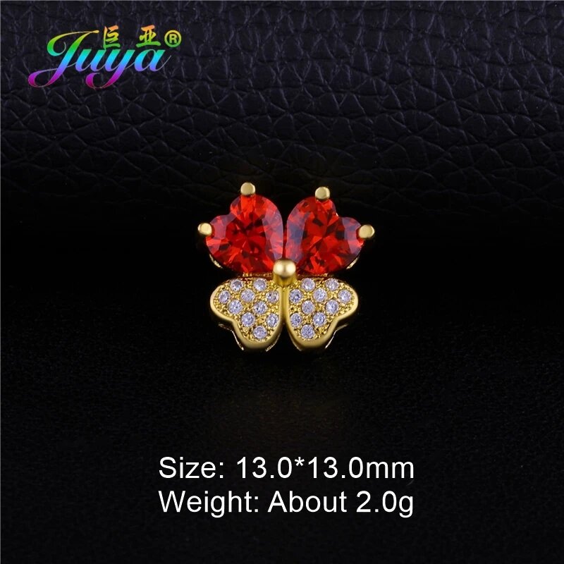 Разделительные бусины Juya 18K золотые медные для рукоделия Желтый, Gold