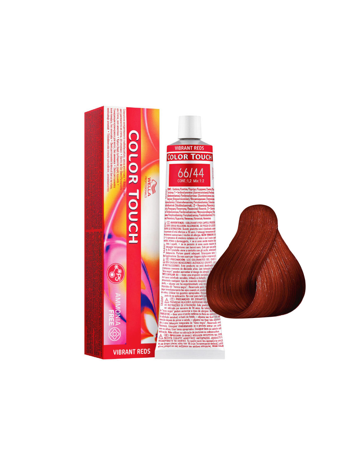 Wella Color Touch 66/44 - Тонирующая краска без аммиака кармен 60 мл