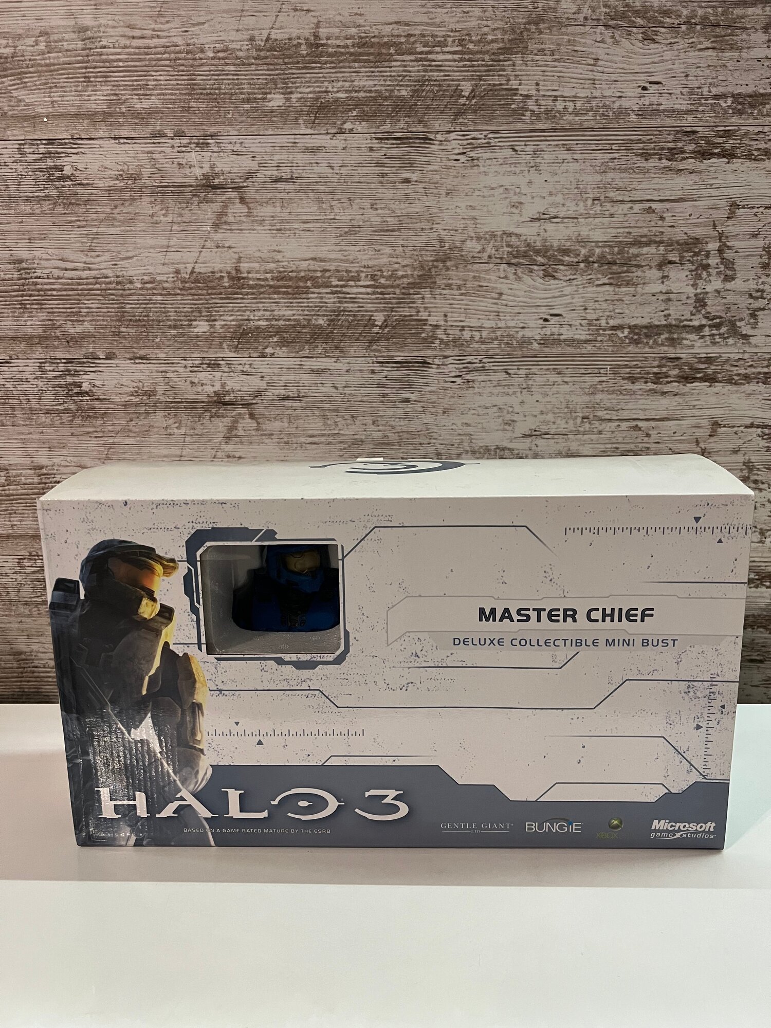 Фигурка Хало Halo-3 , Master Chief deluxe collectible mini bust Blue Spartan, тираж 5000 штук , 16 см от Gentle Giant