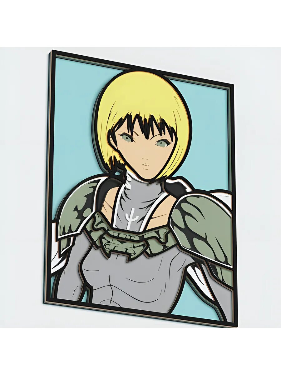 3D Картина по номерам из дерева Клэр, 23x30 см