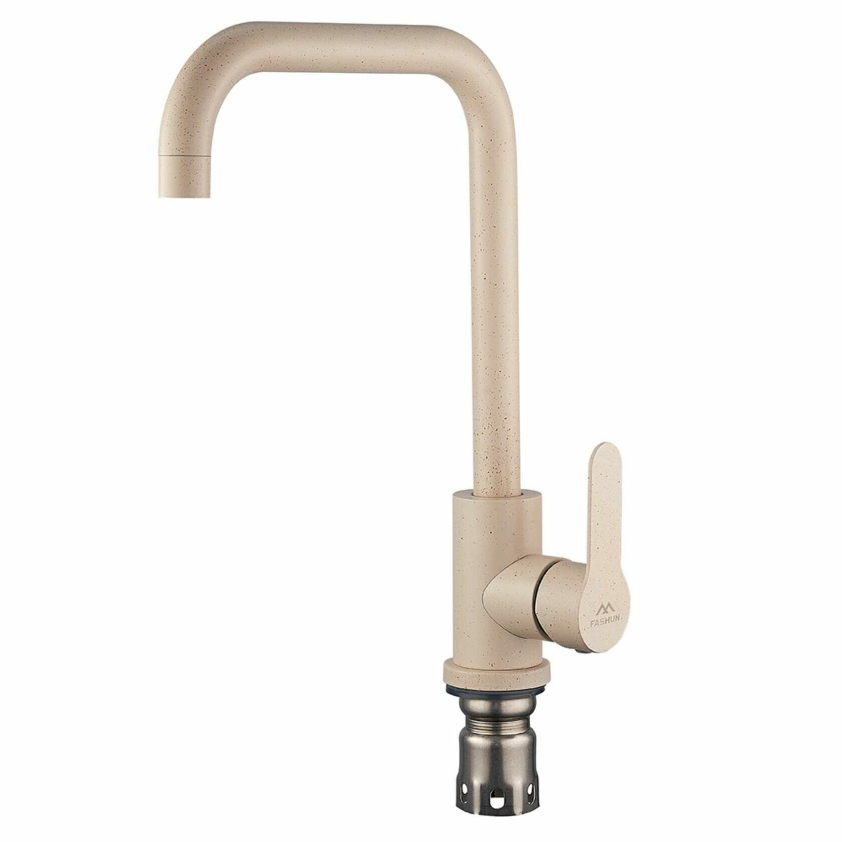 Смеситель для кухни, песочный, сталь