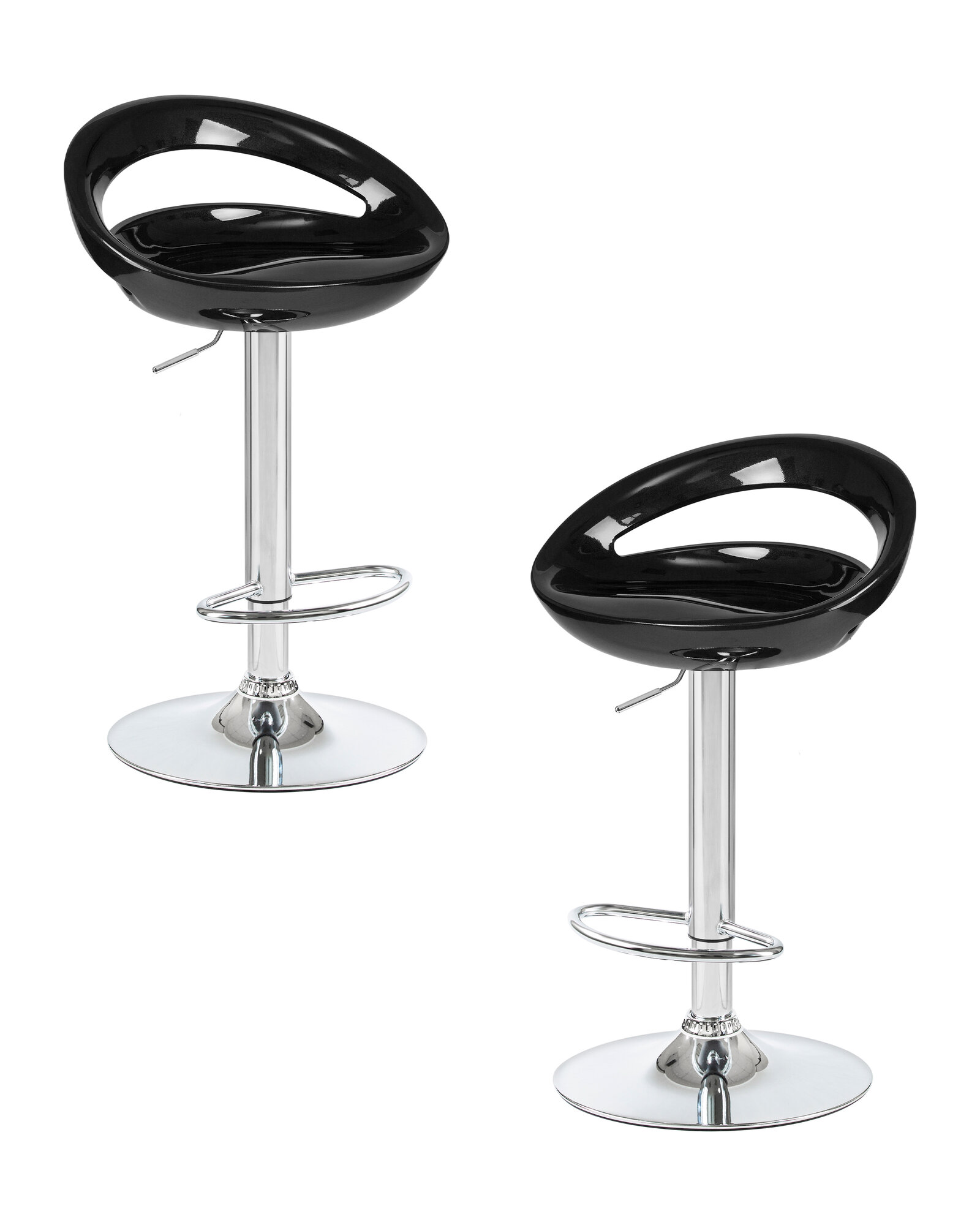 Набор 2 шт. Стул барный DOBRIN DISCO, LM-1010, чёрный