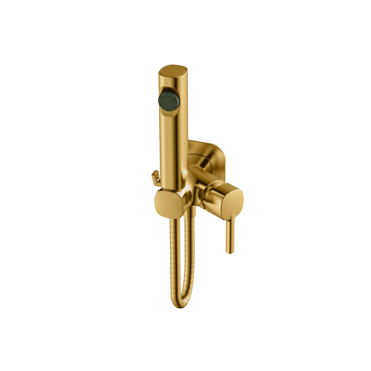 Смеситель с гигиенической лейкой Haiba (Хаиба) золото (HB5518-5)