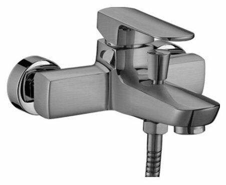 Смеситель Ledeme L3054A для ванны, латунь, сатиновое покрытие, с душем