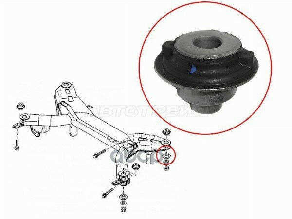 Сайлентблок балки Mazda 6 02-12 / 6 MPS 05-07 Sat арт. ST-GJ6A-28-89Y