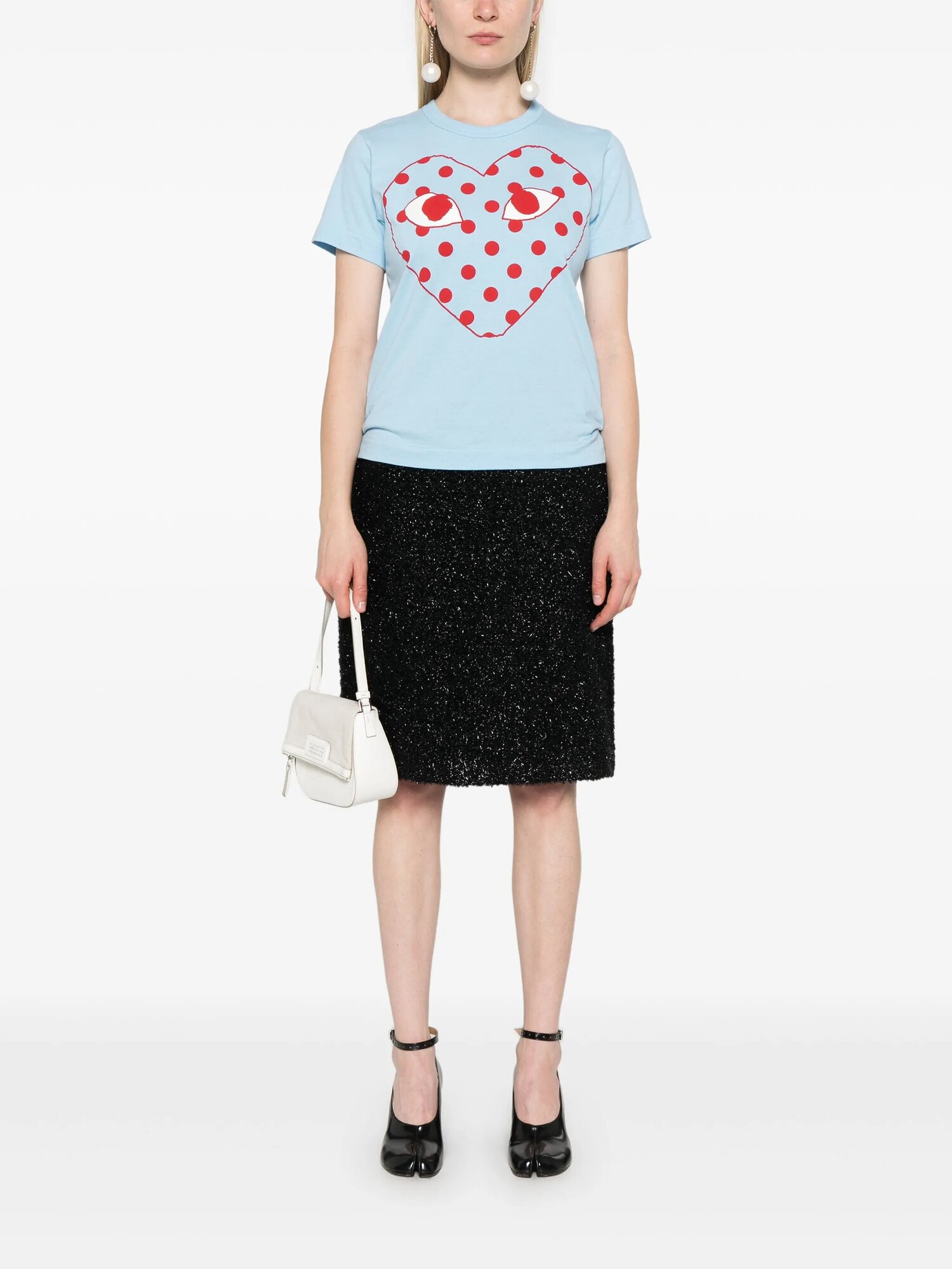 Футболка Comme des Garcons PLAY, размер 44 — фото 1