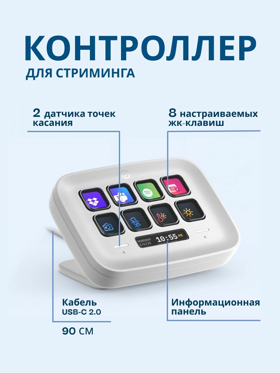 Контроллер Elgato Stream Deck Neo