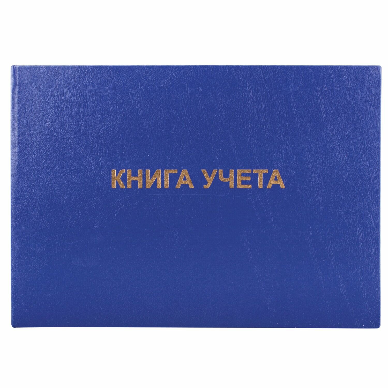 Книга учета Brauberg 96 листов, клетка, бумвинил, блок офсет, альбомный, А4 (130074)