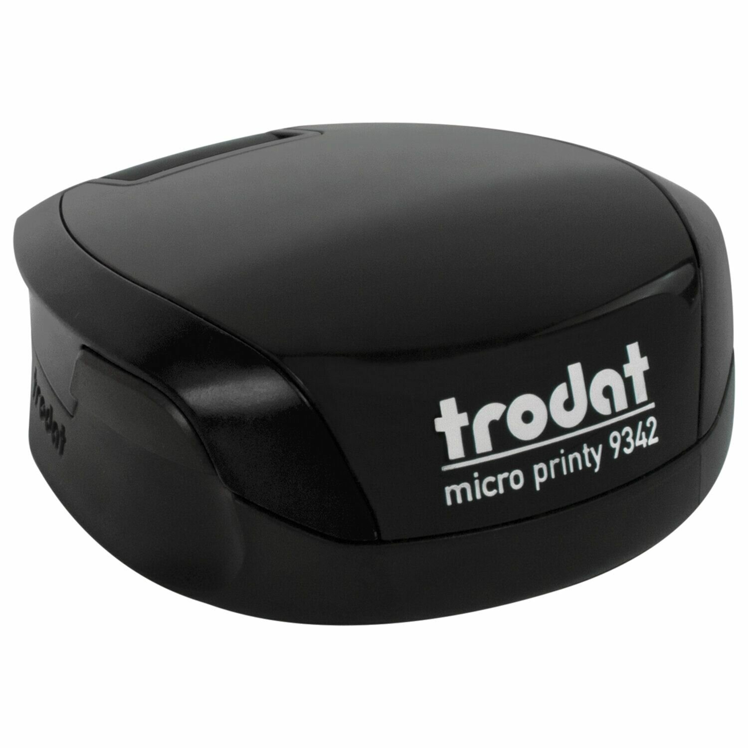 Оснастка для печатей карманная Trodat диаметр 42 мм синий, 9342 Micro P4, корпус черный