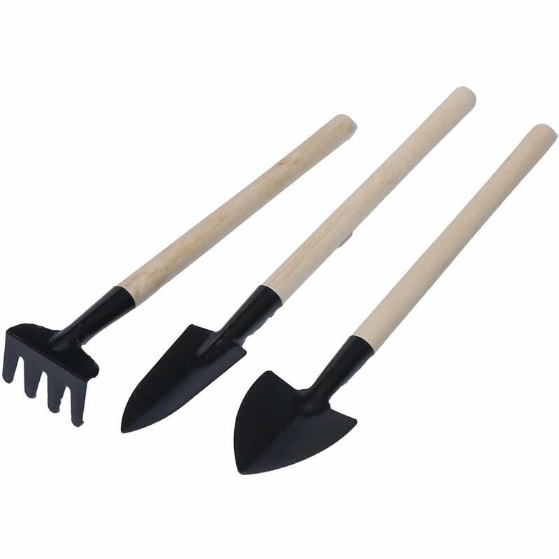 Набор садовых инструментов Greengo Грабли, 2 лопатки, длина 24 см, металл (1221431)