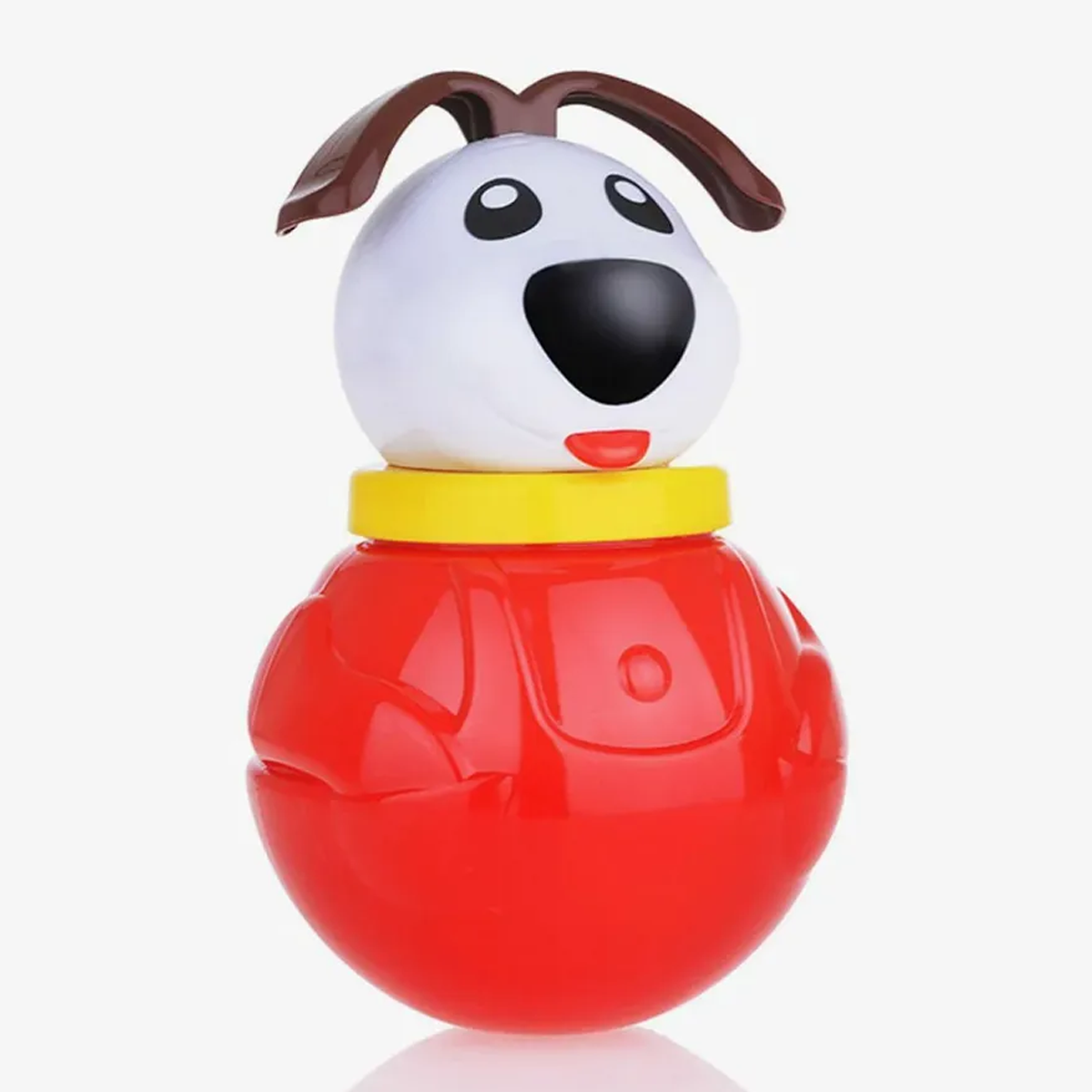 Детская игрушка неваляшка "Пёс Дружок", Stellar, пластик, звуковые эффекты, 18 см