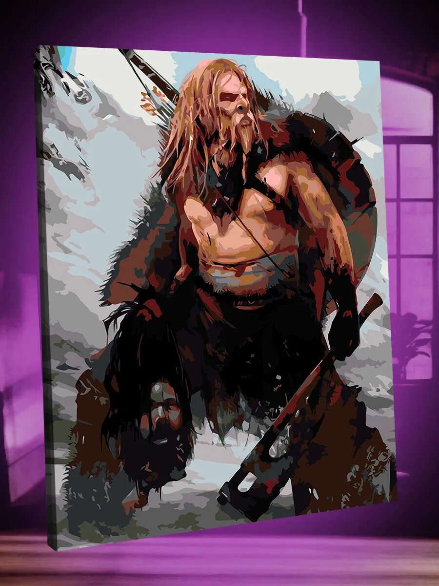 Картина по номерам Скандинавия викинги