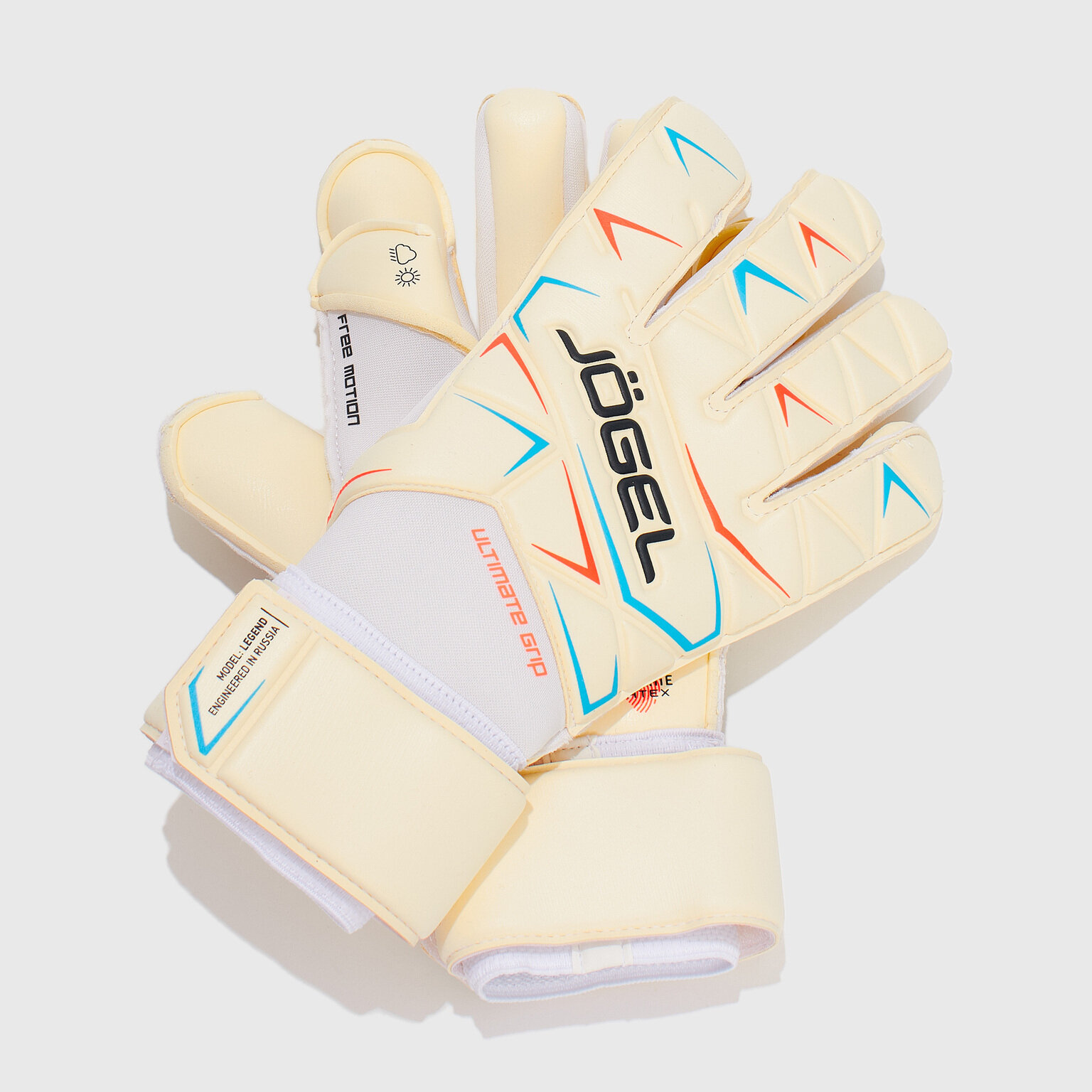 Перчатки вратарские Jogel Legend UL4 Roll Negative ЦБ-00004454, размер 7.5 (7.5 Размер ), Белый