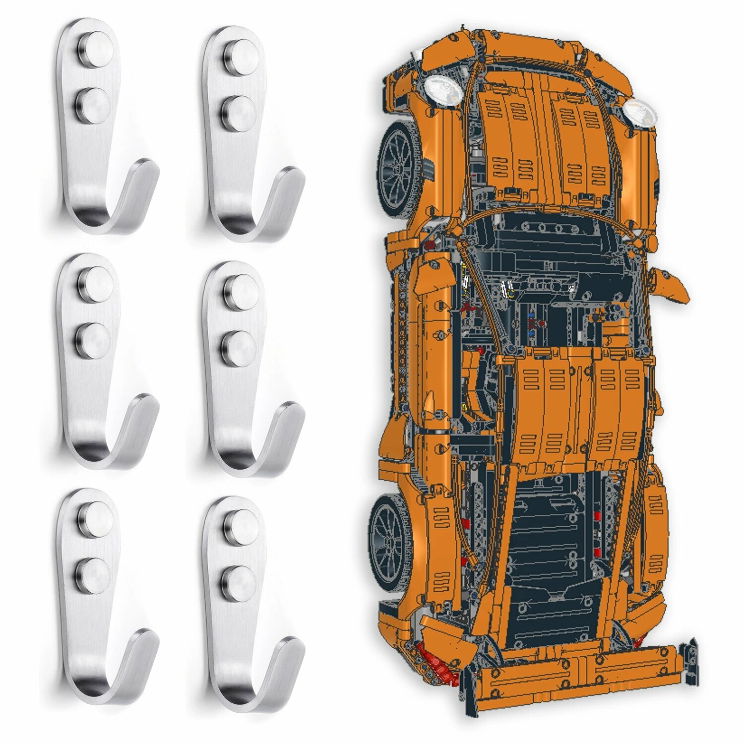 Настенный крючок XGREPACK для LEGO Porsche 911 GT3 RS 42056