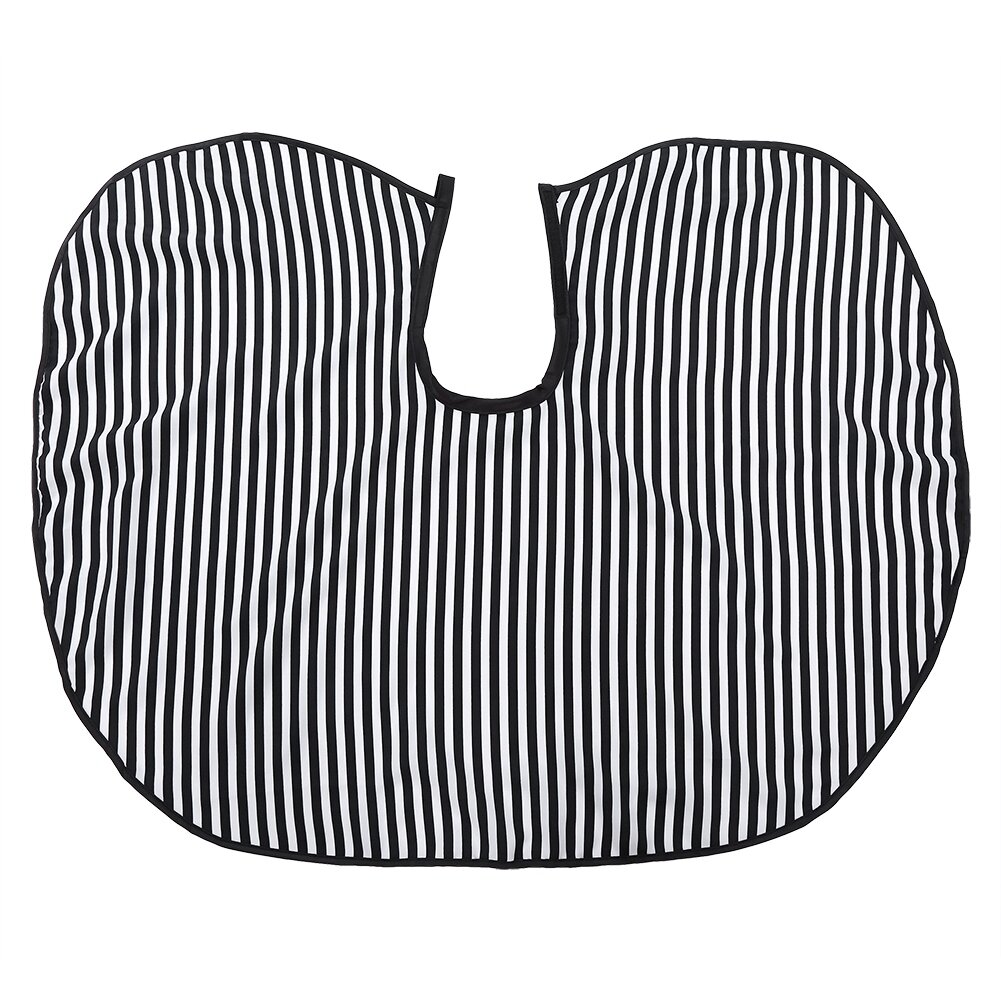 Мягкая тканевая накидка для парикмахера, халат для парикмахерской, нагрудник, фартук в вертикальную полоску