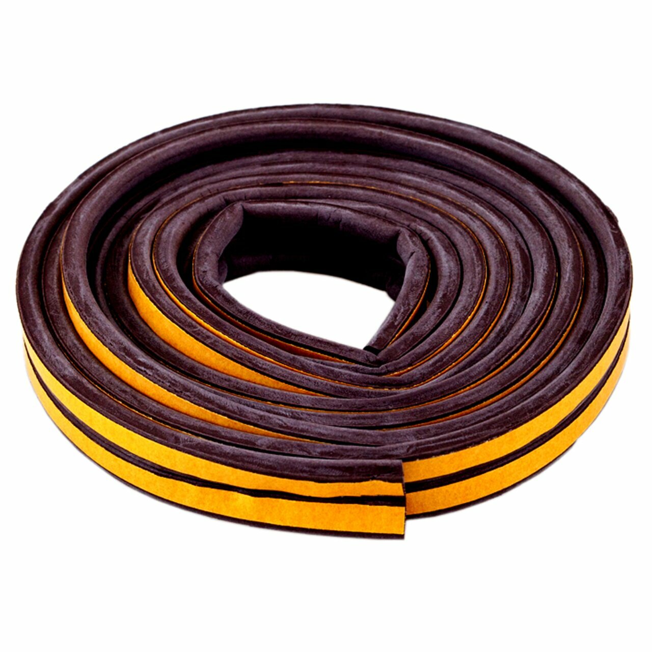 PROFITRAST уплотнитель резиновый профиль Р, 6 м, коричневый, для дверей и окон