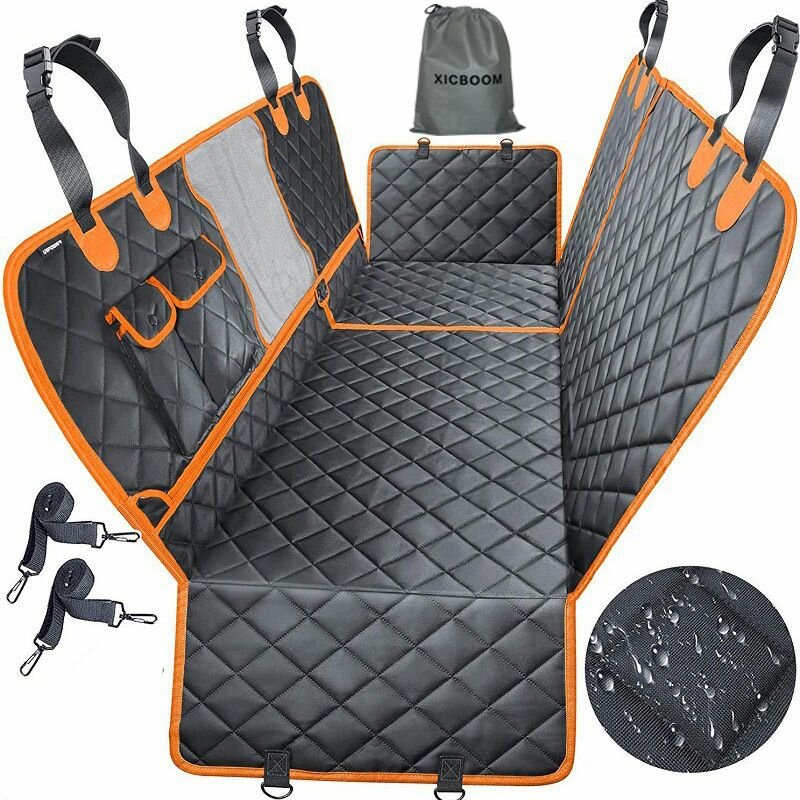 Автогамак-трансформер для перевозки собак с защитой / Накидка на сиденья в авто , Универсальный гамак в машину 4 в 1