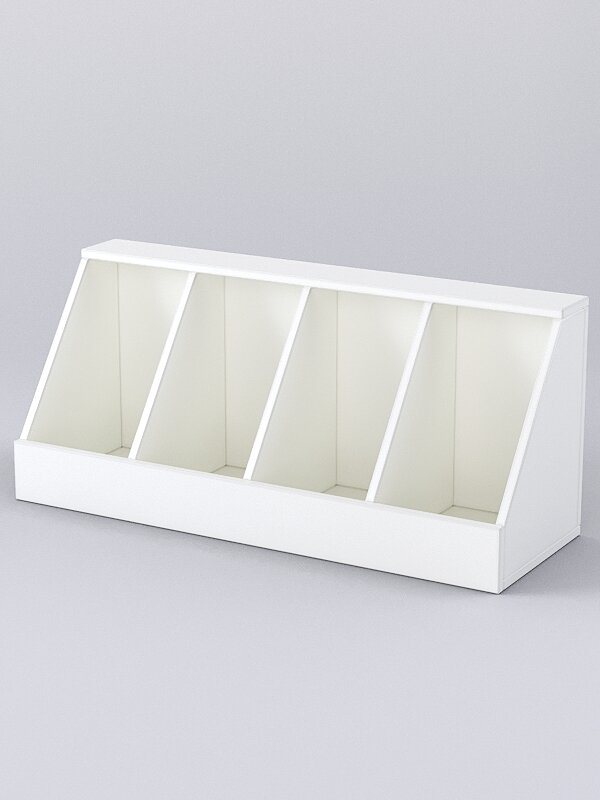 Конфетница №1 на полку для стеллажа, Белый. Производитель товара - компания Westcom.