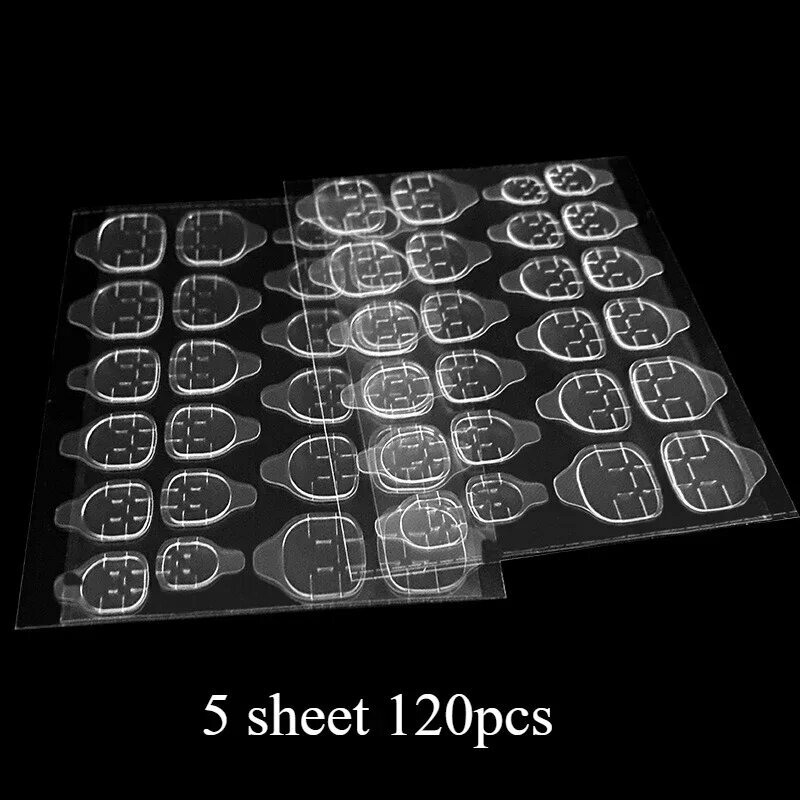 HEONYIRRY двусторонний клей для ногтей 5 sheets