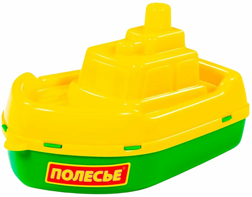 Детский кораблик "Буксир", игрушечный водный транспорт, сюжетно-ролевая пластиковая модель для мальчиков, цвета микс