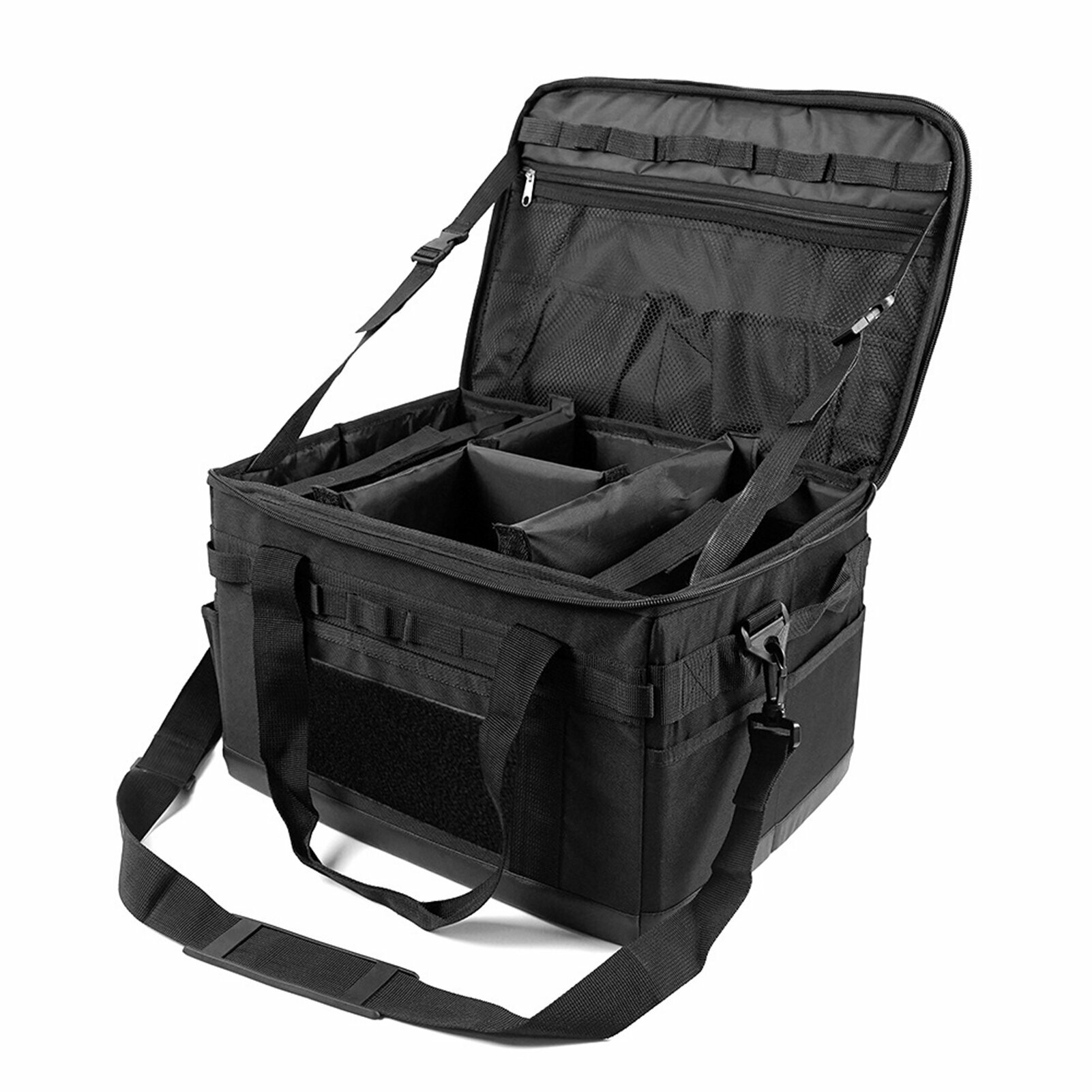 Portable Large Zipper Camping Bag Anti-crash Stove Cookware Carrying Multifunctional Accessories Storage Organizer