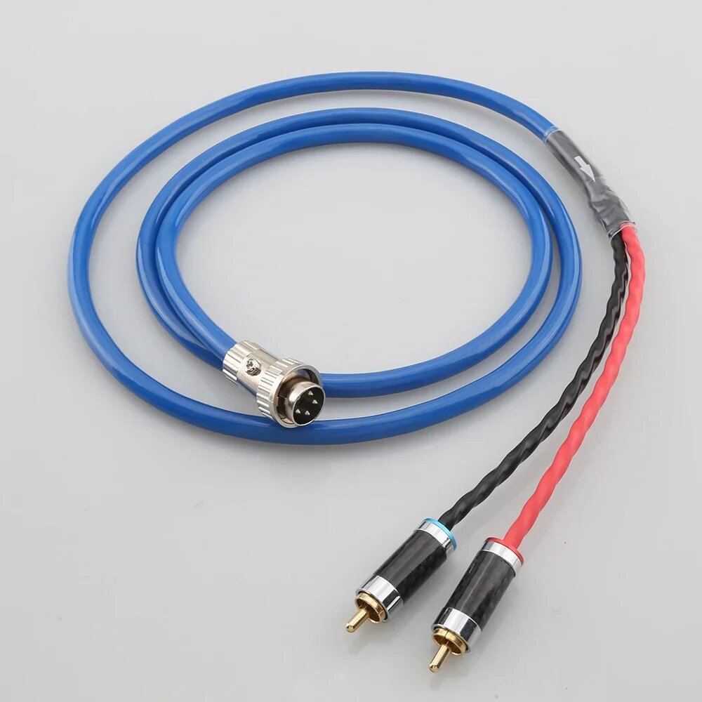 Аудиокабель audiocrast 4-pin/5-pin Din - 2RCA 4Pin Din, 1 м