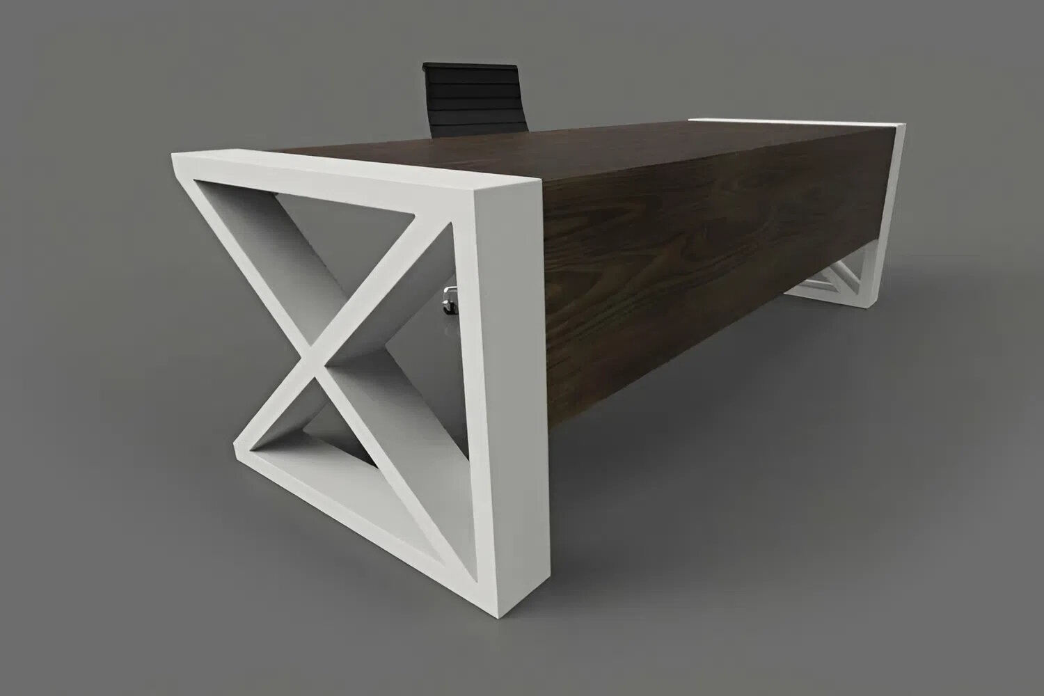 Стол компьютерный "EasyLOFT" в стиле лофт, письменный, офисный, 200х90х75 см