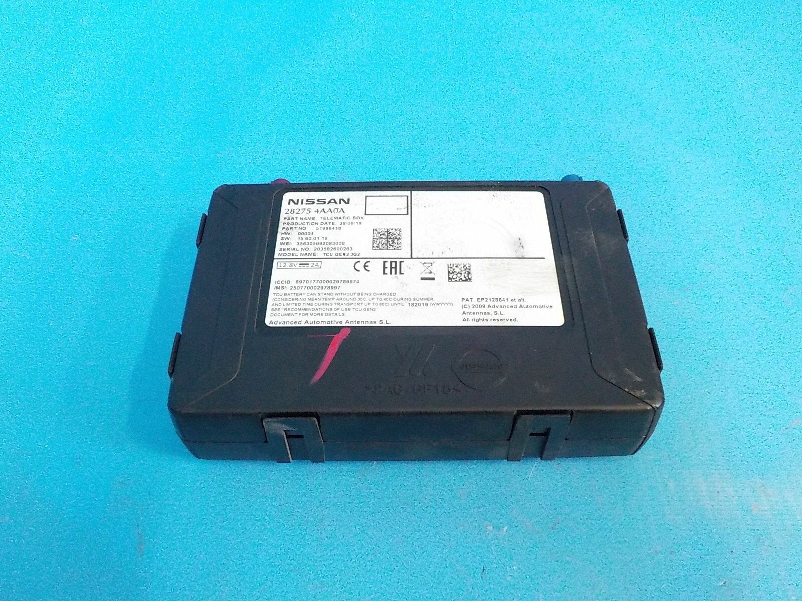 Блок глонасс Nissan Almera G15 2013-2018 282754AA0A - Б/У