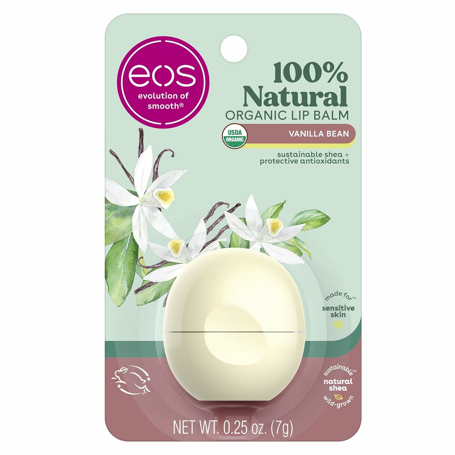 EOS Vanilla Bean бальзам для губ, яйцо