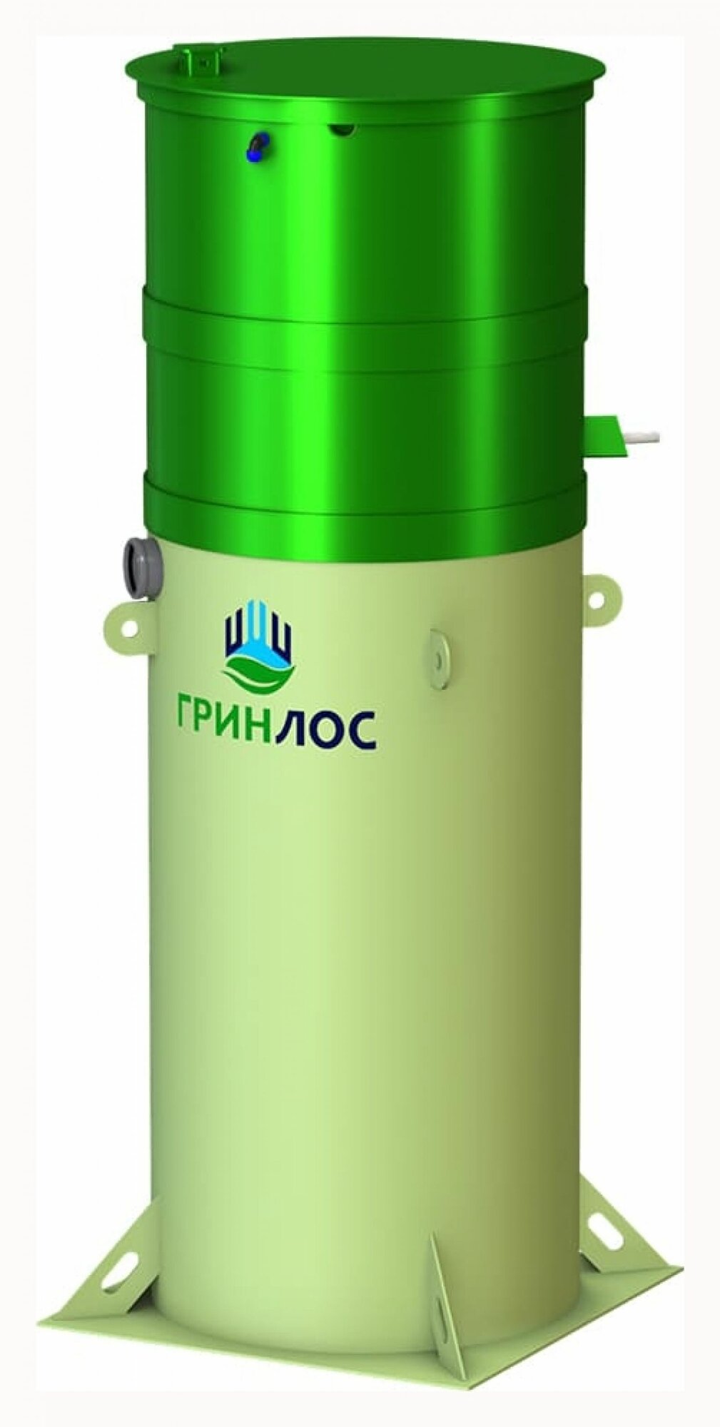 Септик для дома Гринлос Аэро Лайт 6 Пр Миди (1.2 м3/сут, с насосом, на 6 человек)