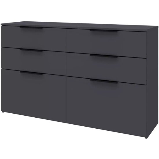 Комод Stolline Лаура 464.17 Серый уголь