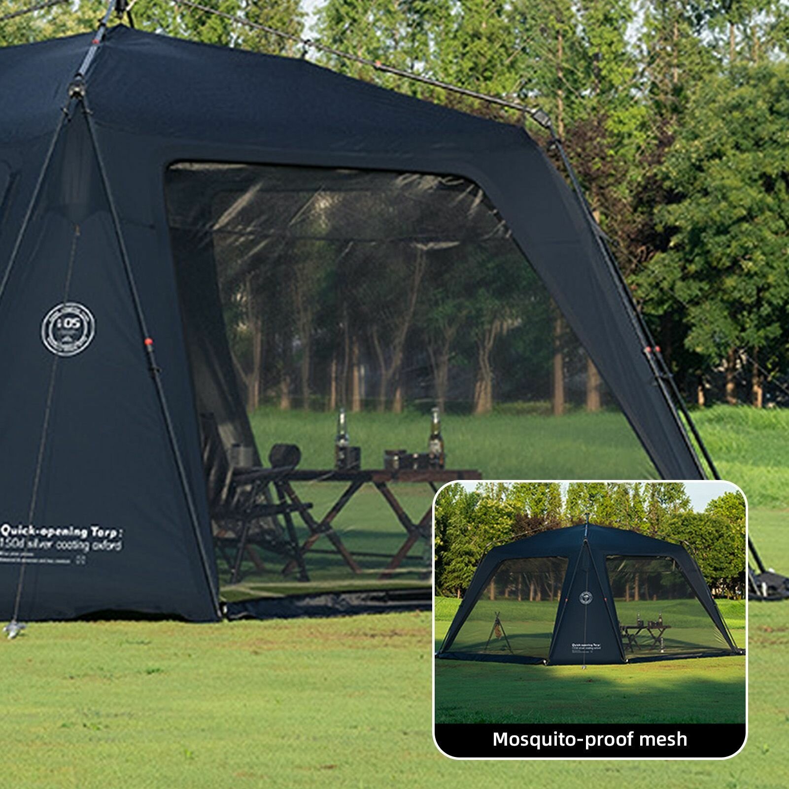 2шт тканевая уличная автоматическая купольная палатка большого размера