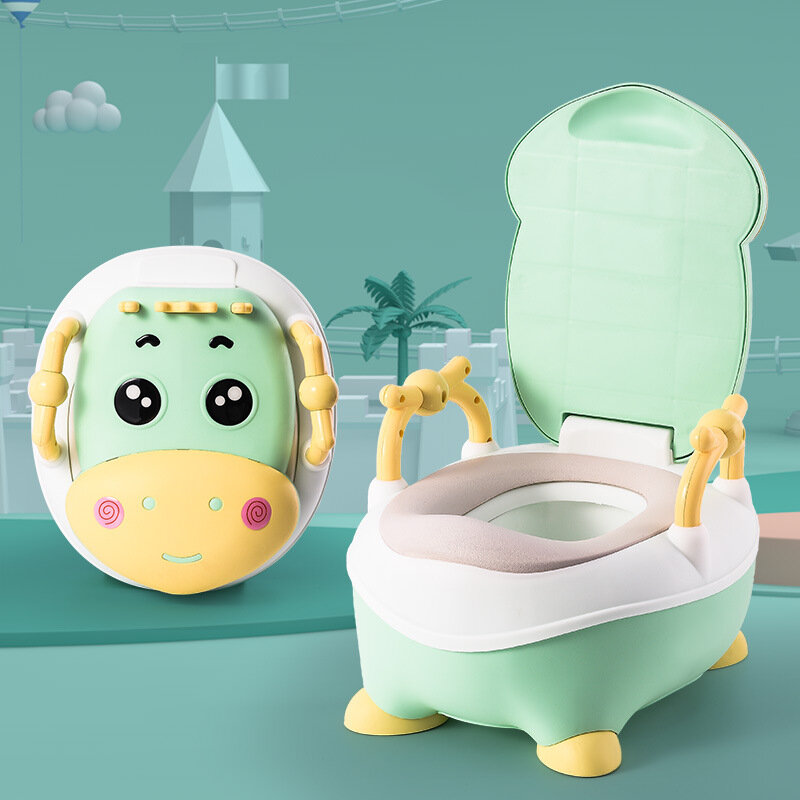 Детский туалет Lulu Deer Big Feet, зеленый, искусственная кожа