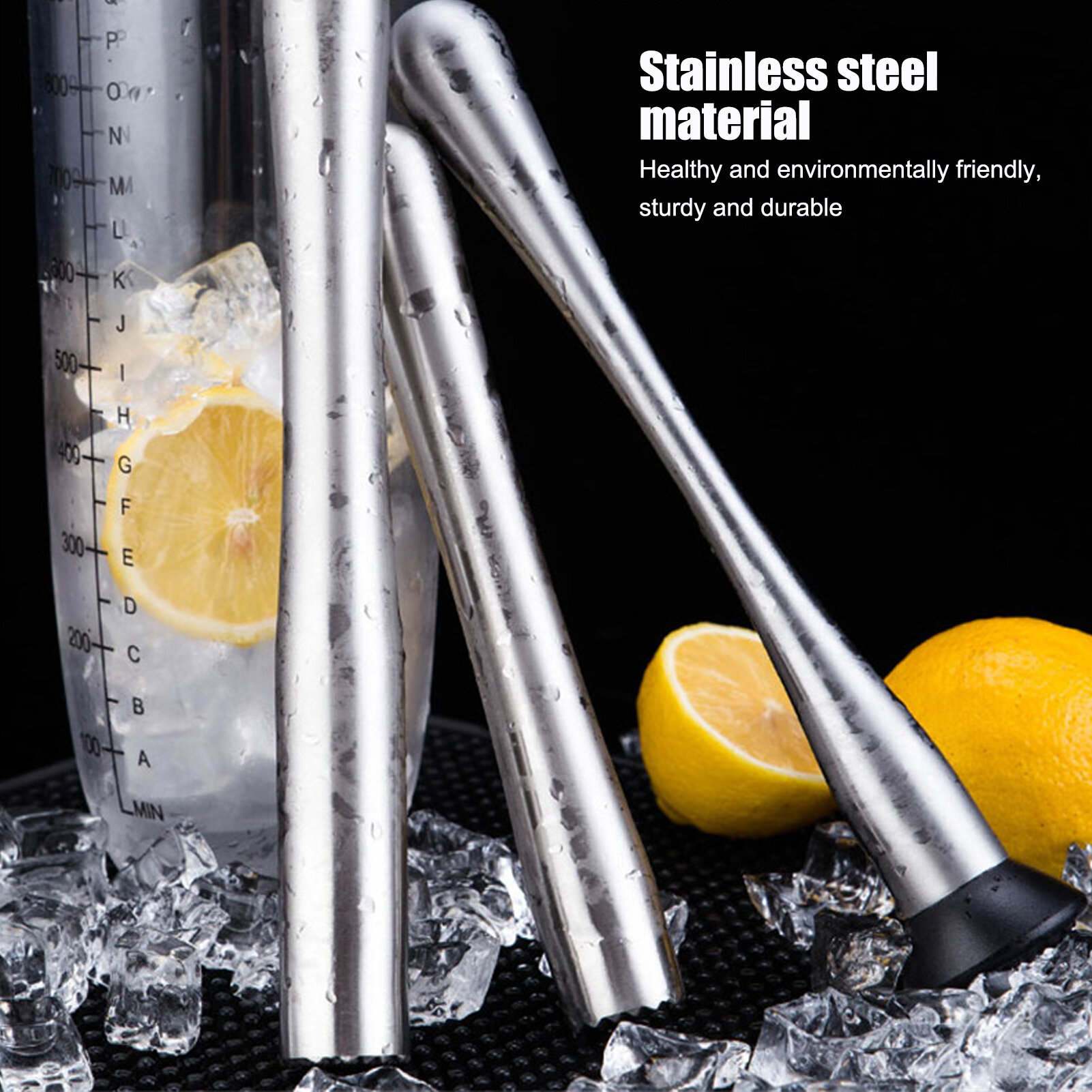 Стержень для дробления льда из нержавеющей стали, миксер для коктейлей, посуда для бара, кухонные инструменты, DIY барный инструмент