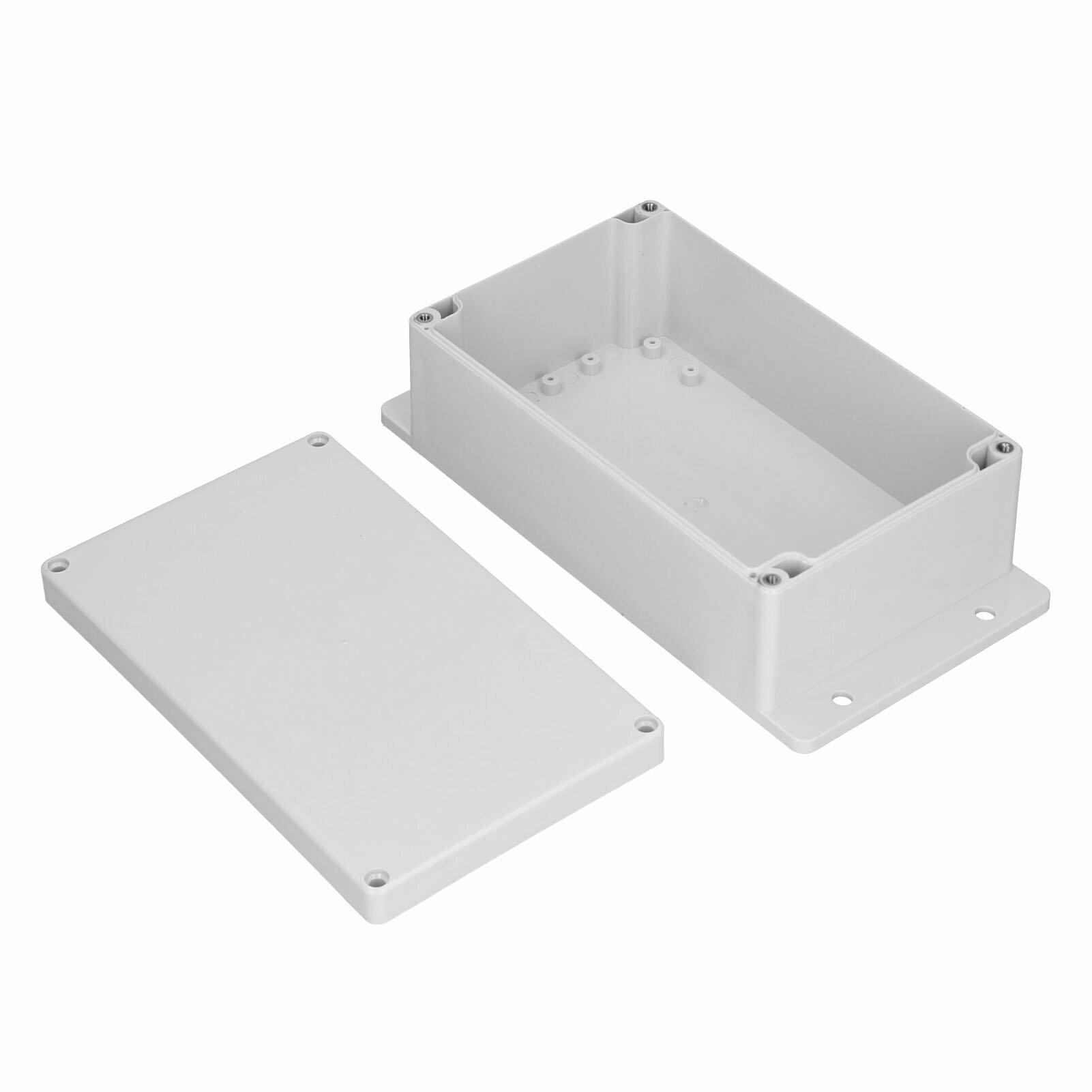Коробка разветвительная водонепроницаемая электроэнергетическая оболочка из ABS для электрического соединения на улице, IP65, 75 x 120 x 200 мм, 75 x 120 x 240 мм с ручкой, модель F1-2 с ручкой, 1 шт, 4 винта, 1 водонепроницаемая линия