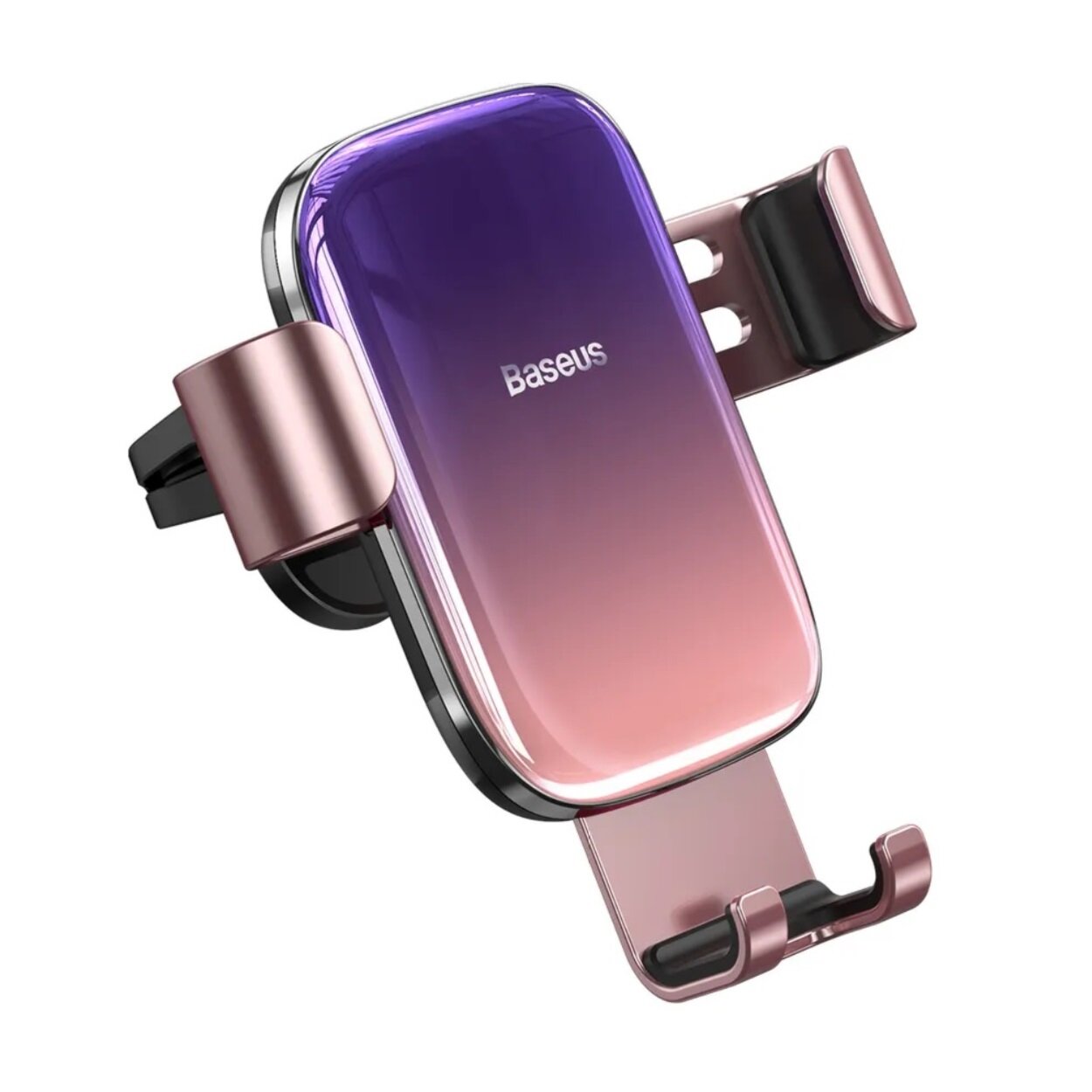 Автомобильный держатель для телефона BASEUS Glaze Gravity Car Mount, розовый (SUYL-LG04)