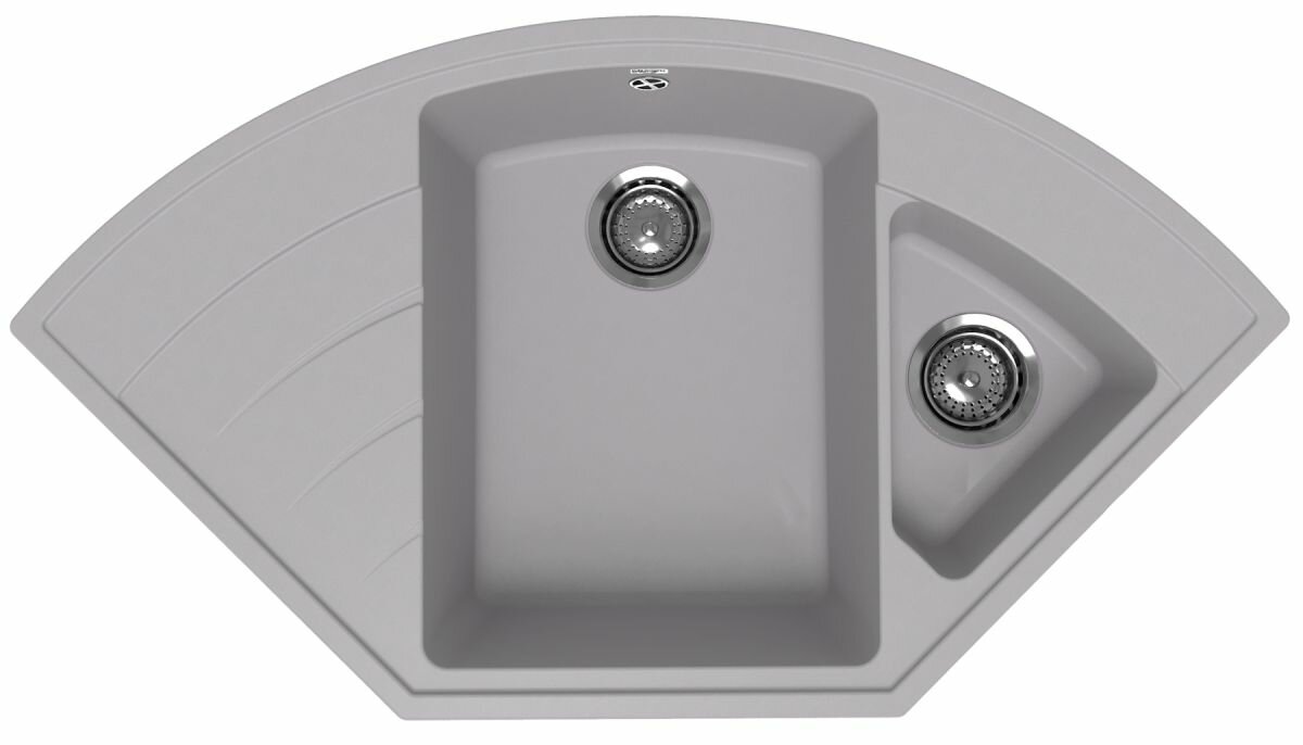 Кухонная мойка ULGRAN Quartz Marta 1000-04 платина