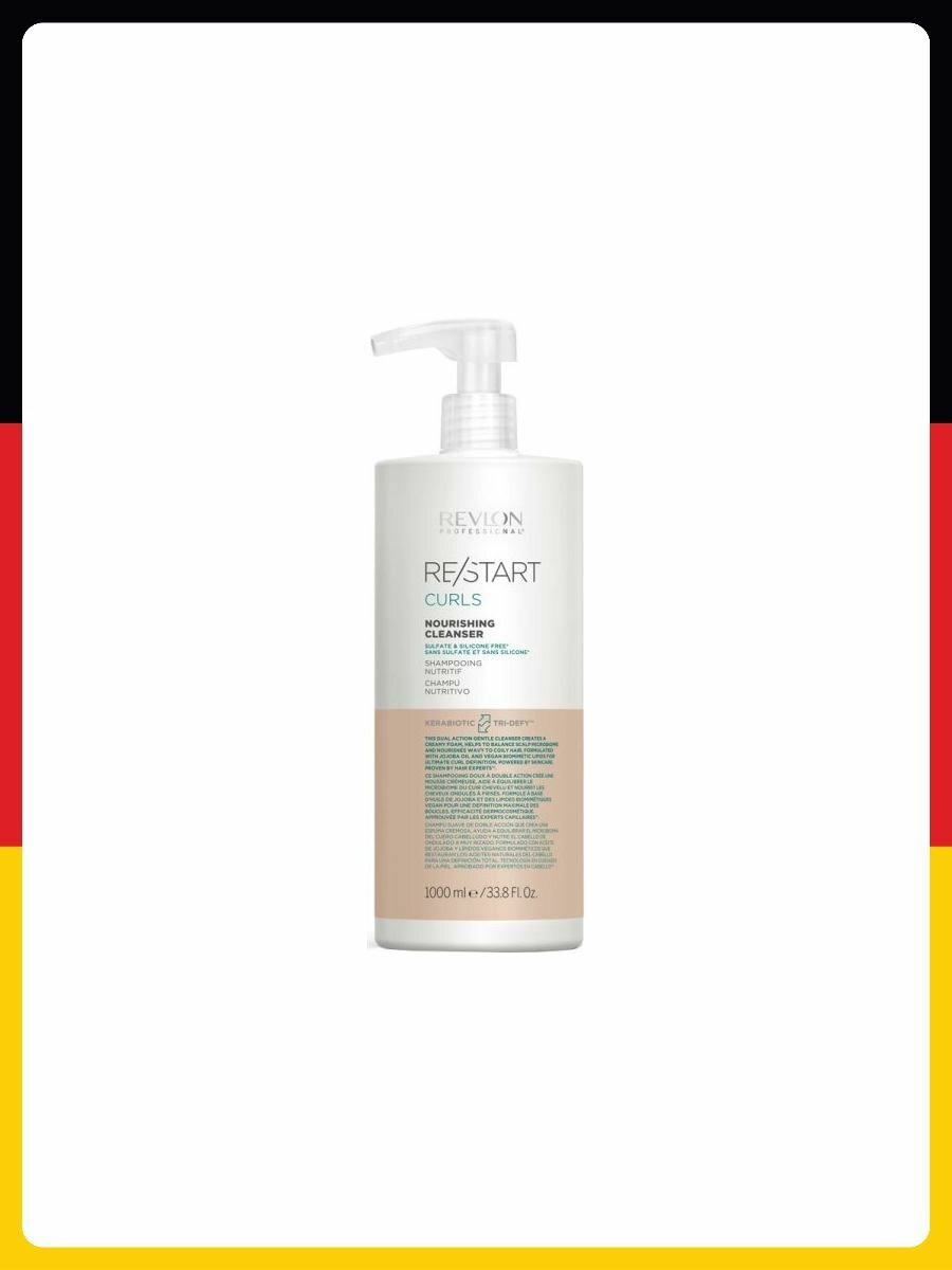 Шампунь для волос Revlon Professional Restart Curls Nourishing Cleanser, 1000 мл