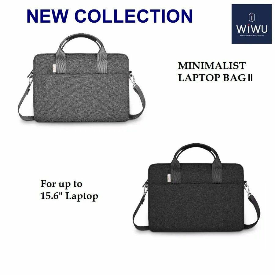 Сумка для ноутбука WiWU Minimalist Laptop Bag II 15.6 Black