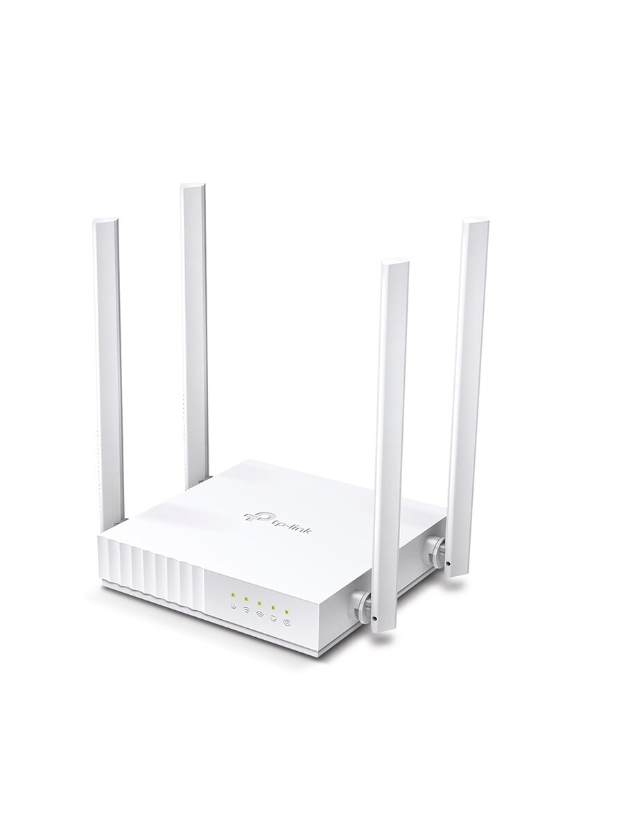 Роутер WiFi TP-LINK Archer C24 до 433 Мбит/с на 5 ГГц + до 300 Мбит/с на 2,4 ГГц, поддержка 802.11ac/a/b/g/n
