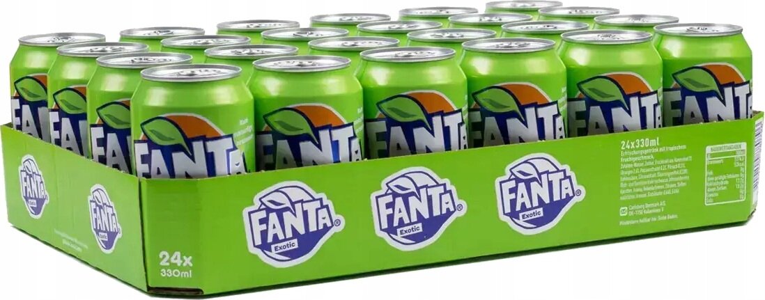 Fanta 0,33л.*24шт. Exotic Германия Fanta Лимонад Производство - Германия