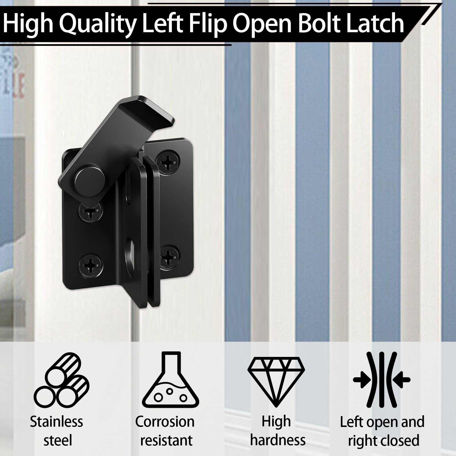 Утолщенный болт для ворот из нержавеющей стали