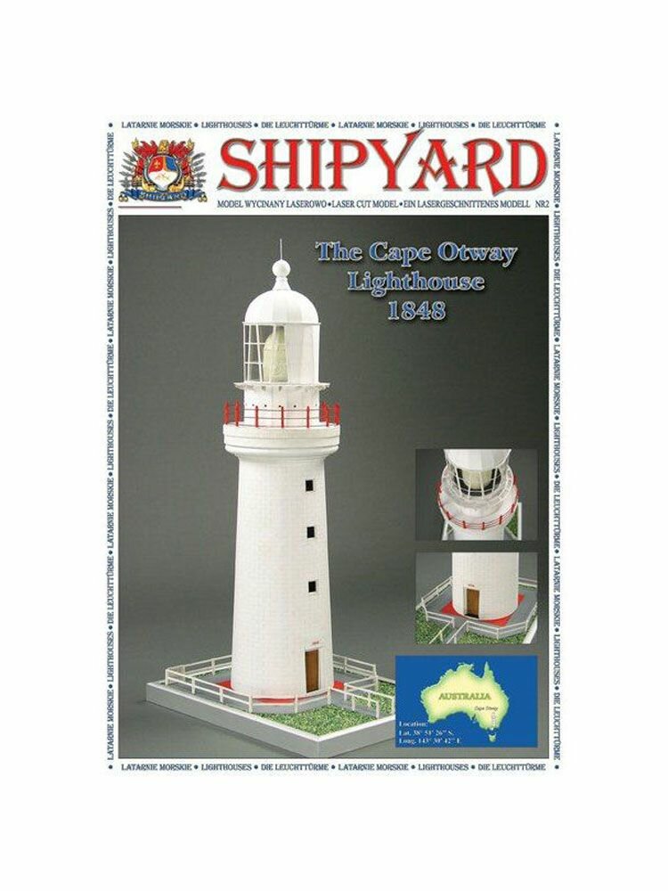 Сборная картонная модель Shipyard маяк Lighthouse Cape Otway (№3), 1/72 - ML003
