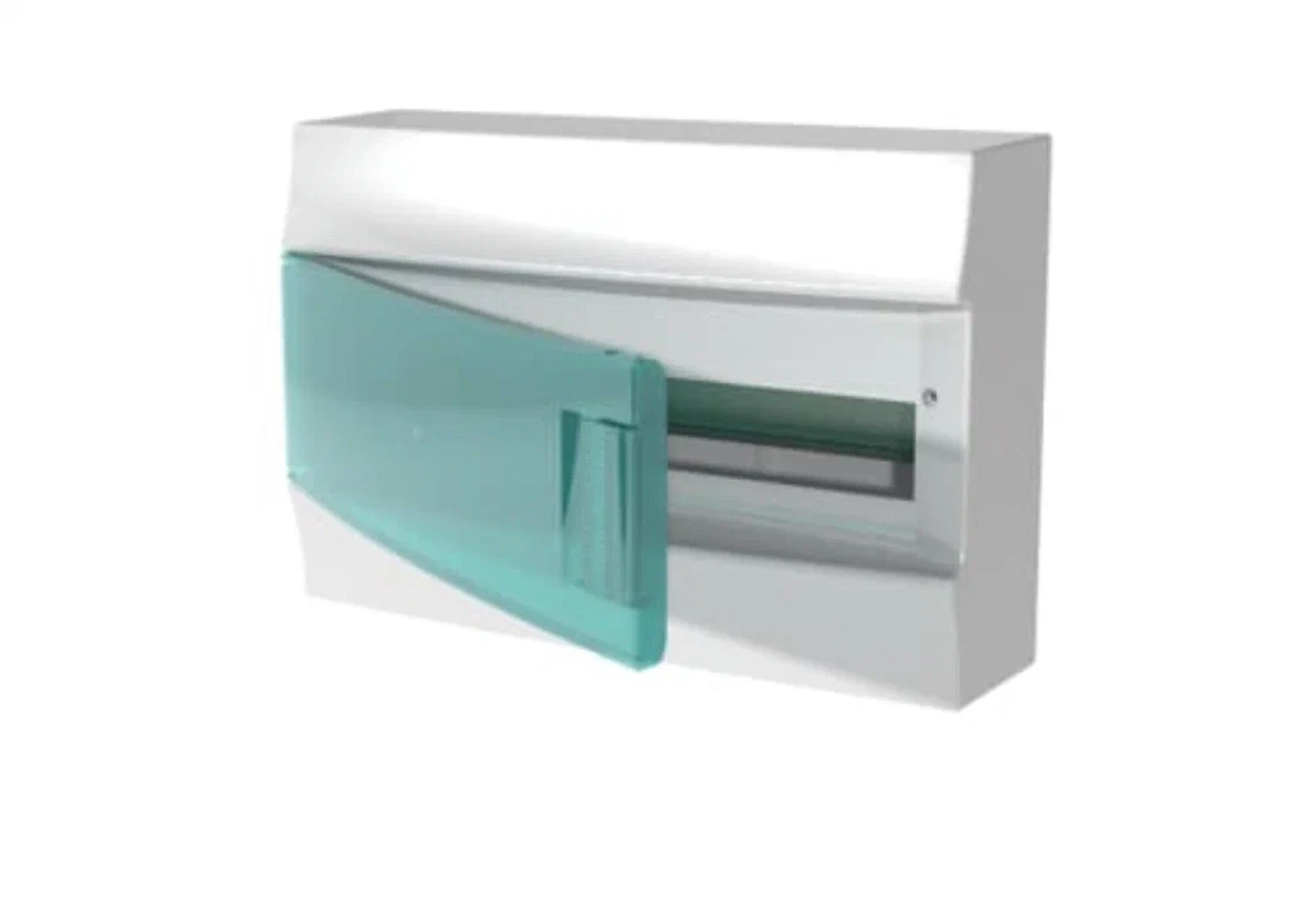 Шкаф навесной ABB Mistral 41 18 модулей с зелёной дверью и винтовыми клеммами