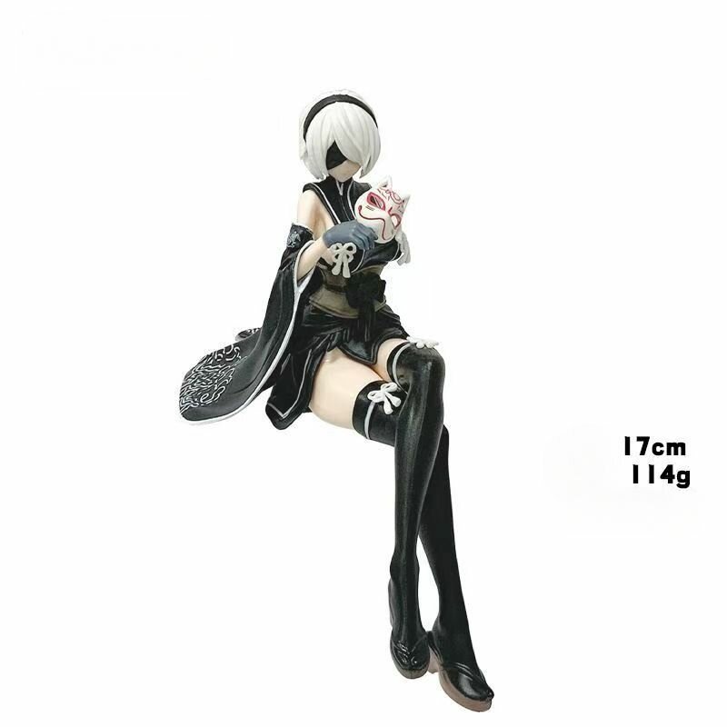 Маленькая скульптура, фигурка гуманоида из "Nier Automata" для демонстрации статуэтка коллекционная демонстрационная