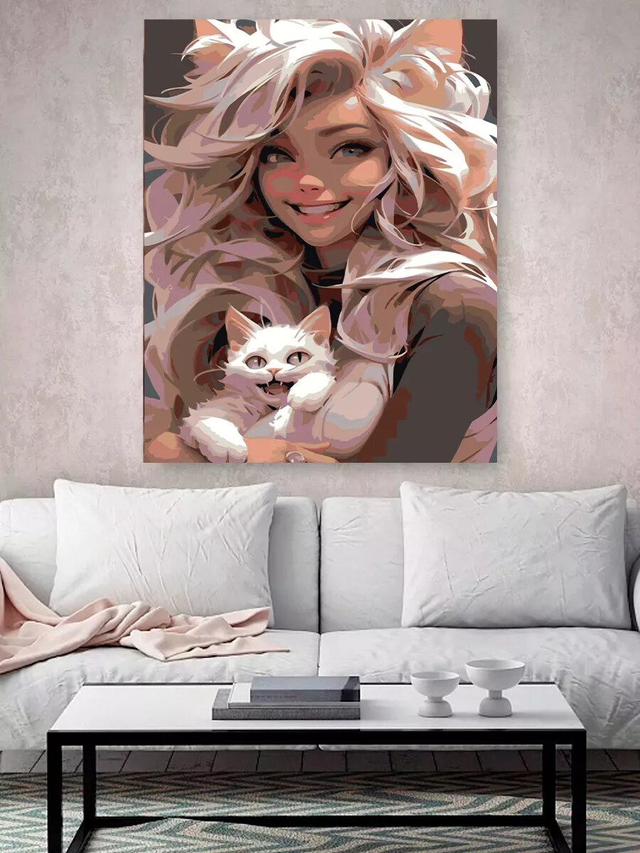 Картина по номерам Аниме