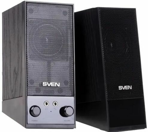 Колонки 2.0 SVEN SPS-604 (SV-0120604BK) черный 4 Вт, питание - USB порт