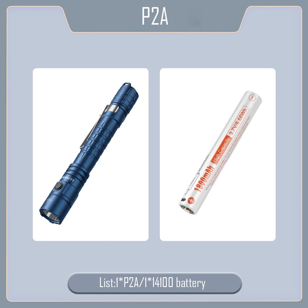 LUMINTOP P2A фонарь для кемпинга 1200 лм Blue with battery