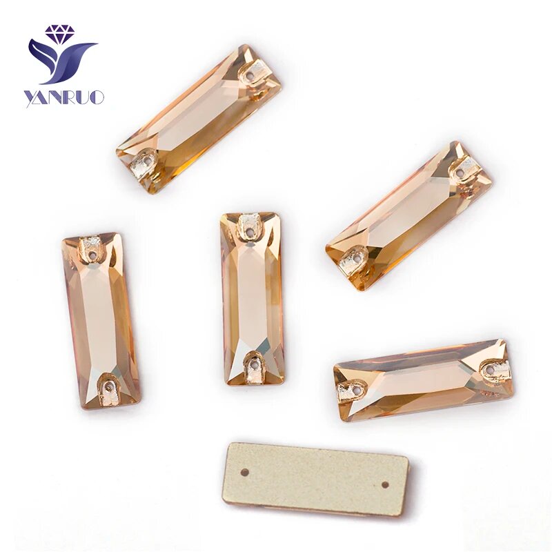 Стразы YANRUO 3255 золотого цвета